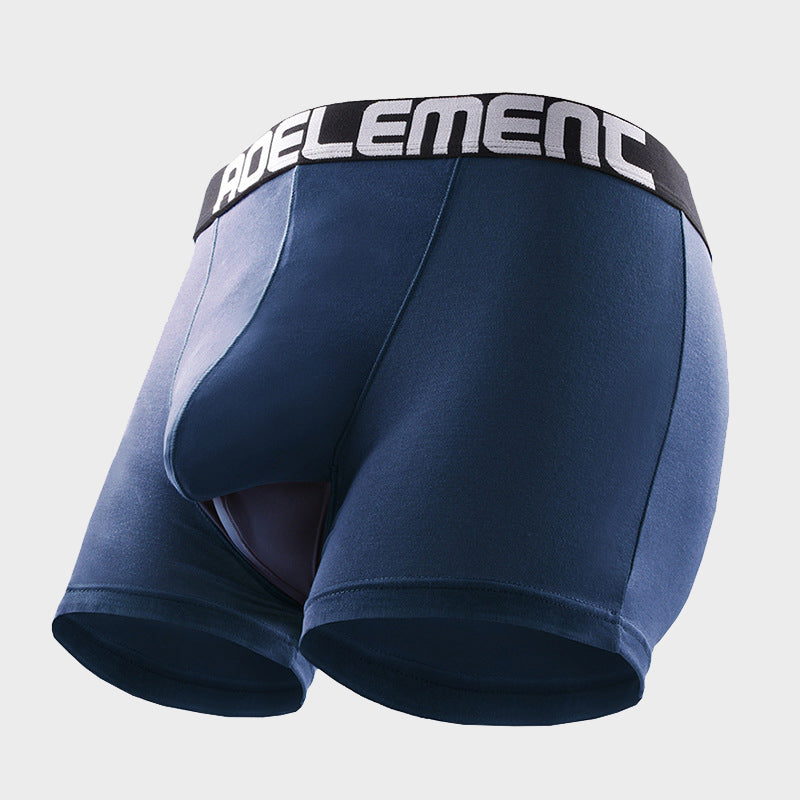 Men's Push Down Dual Pouch Trunks, Men's Modal Mesh Underwear